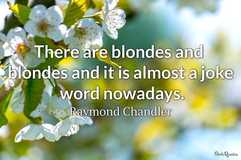 30 Blonde Quotes and Sayings