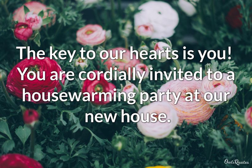 25 Amazing Housewarming Invitation Messages