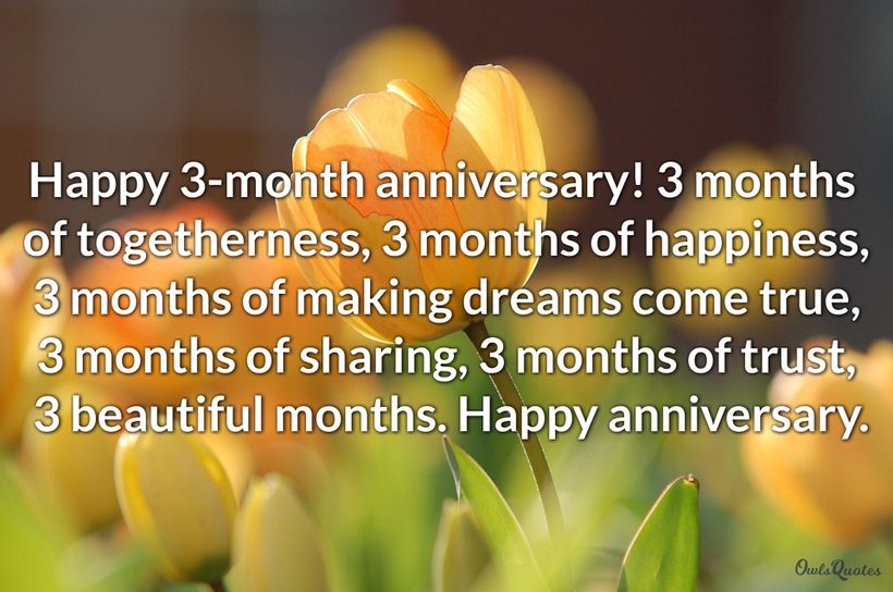 30 Three-month Anniversary Quotes to Share With Your Partner