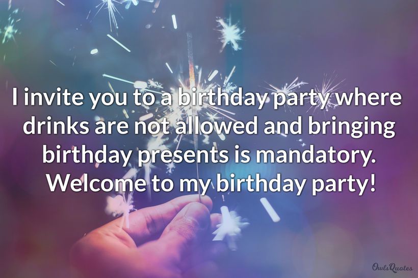 30 Nice Birthday Invitation Texts to Complement the Celebration