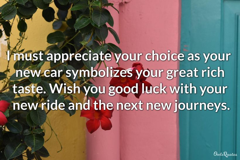 30 Joyful Congratulations Wishes on Your New Car