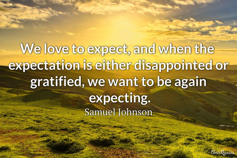 30 Realistic Sayings and Quotes on Expectations