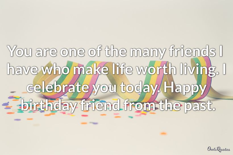 30 Birthday Wishes to Old Friends