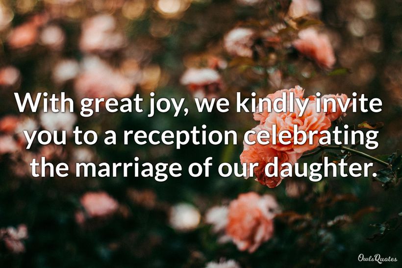 30 Short But Sweet Wedding Invitation Messages