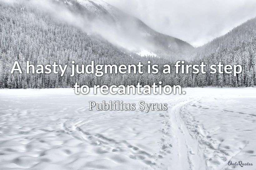 30 Judgment Quotes and Sayings