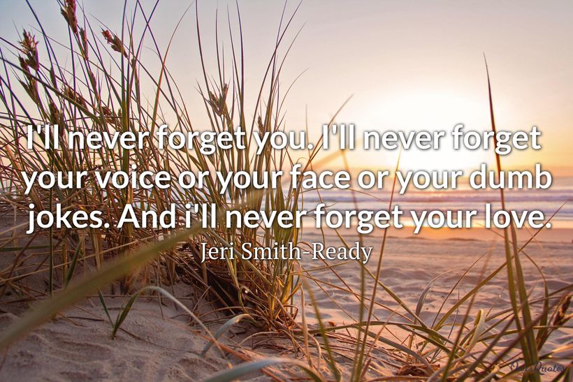 30 Never Forget Quotes and Sayings