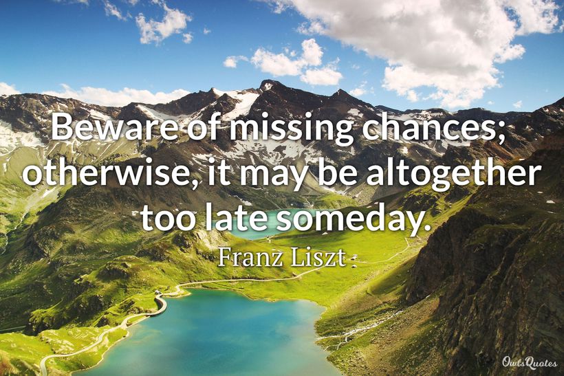 30 Quotes and Sayings About Chances
