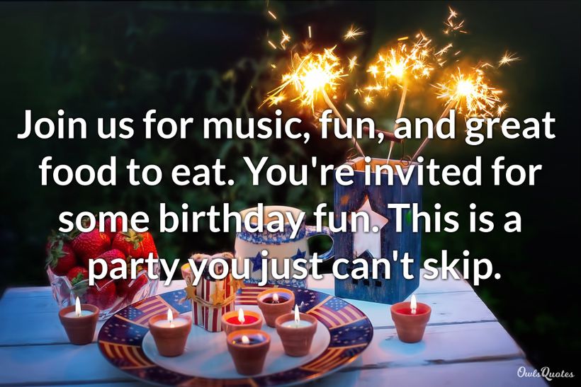 30 Nice Birthday Invitation Texts to Complement the Celebration