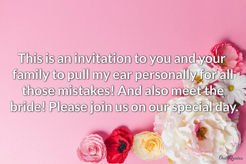 30 Short But Sweet Wedding Invitation Messages
