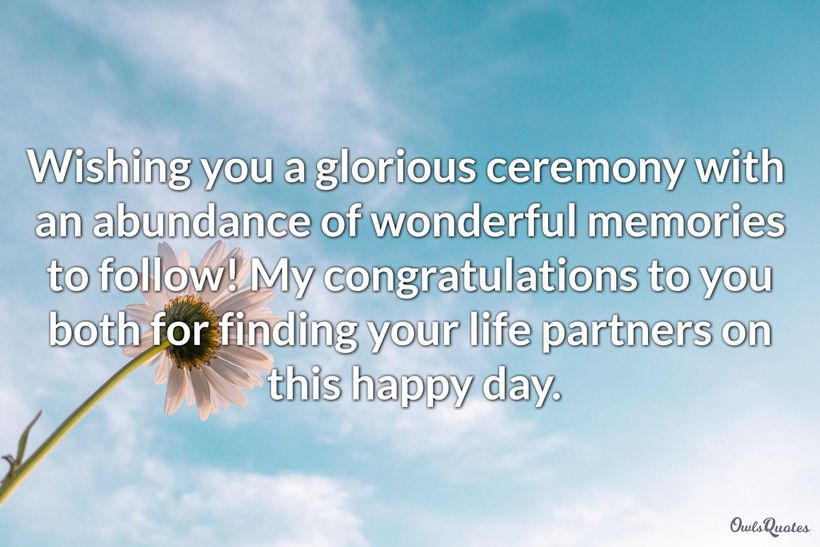 30 Wedding Congratulation Messages for the Couple