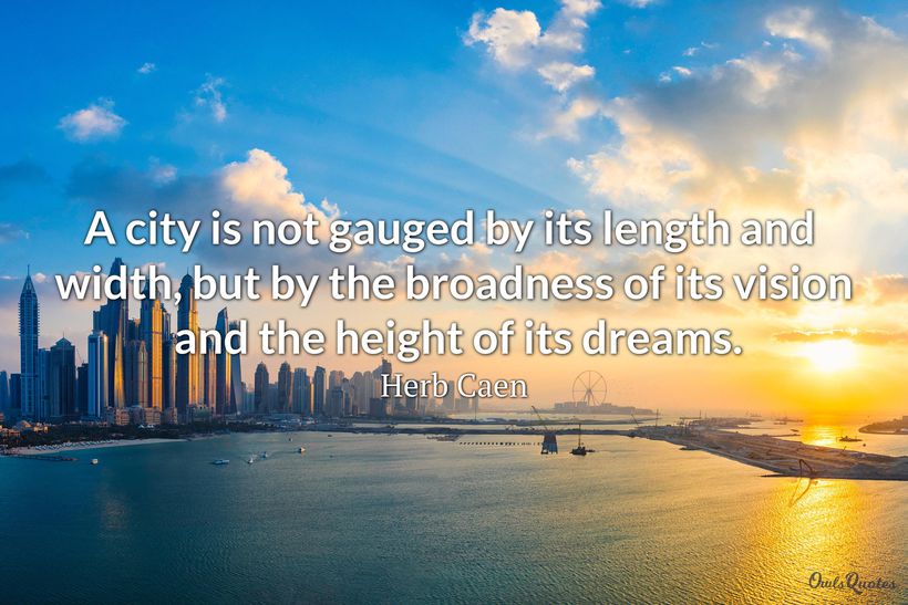 25 Best City Life Quotes