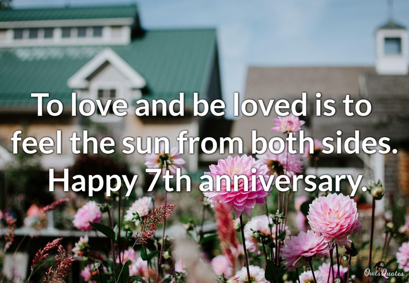 30 Best 7th Wedding Anniversary Wishes to Mark This Happy Occasion