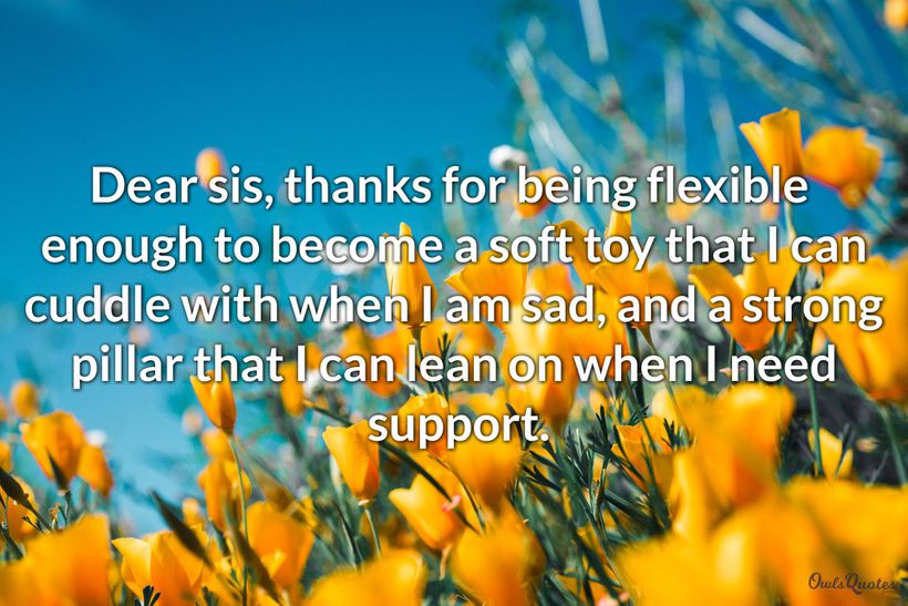 30 Sweet Thank-you Messages for Sisters